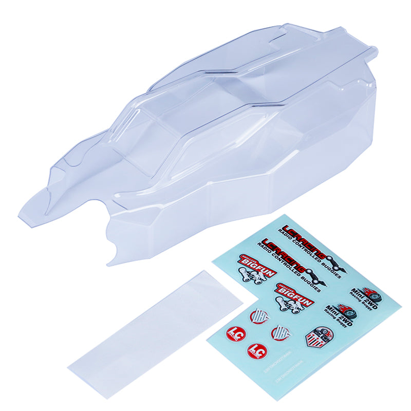 L5074 BHC-1 Body - Clear (Long Wheel Base) (For BHC-1) – LC Racing ...